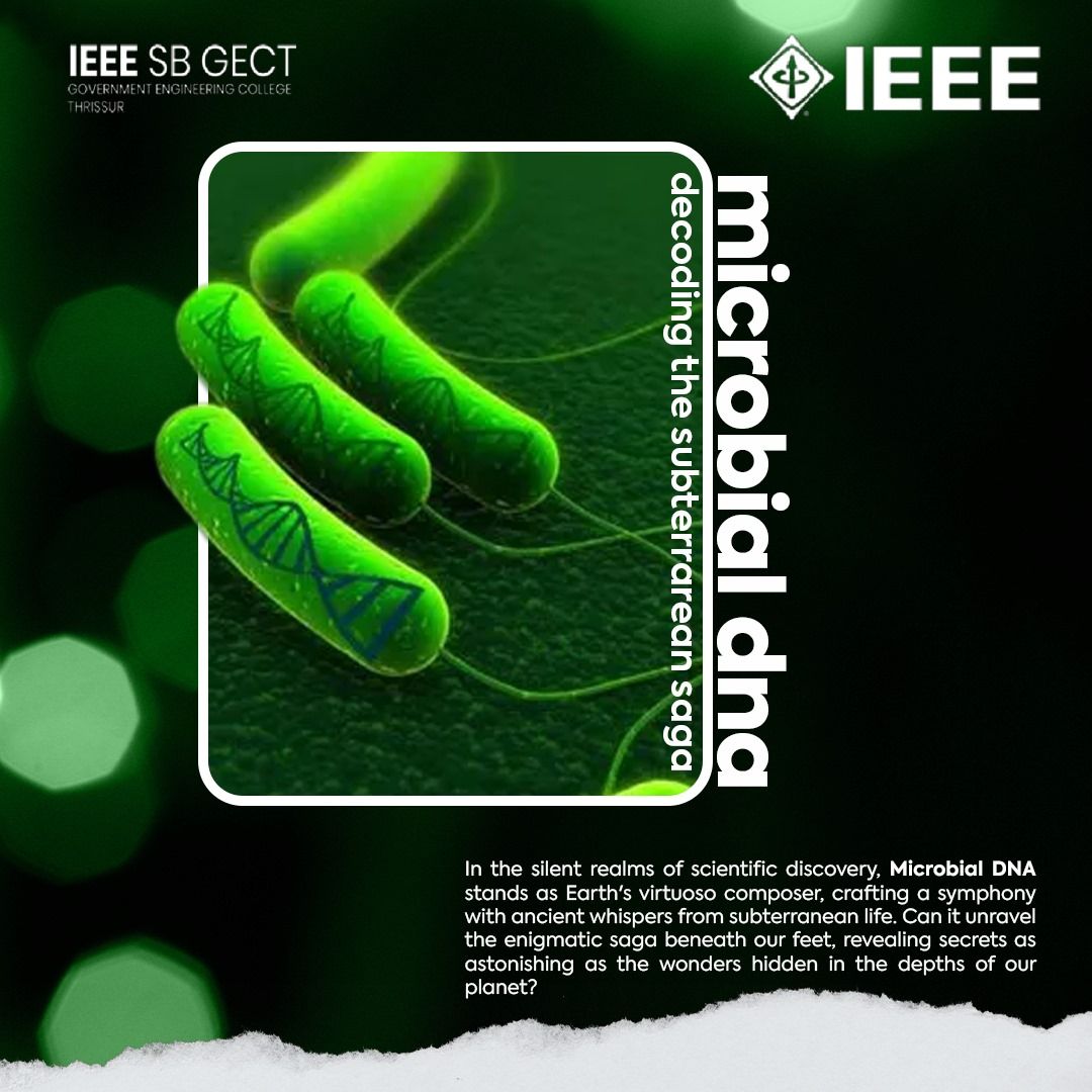 Microbial DNA: Decoding the Subterranean Saga | IEEE | GEC Thrissur
